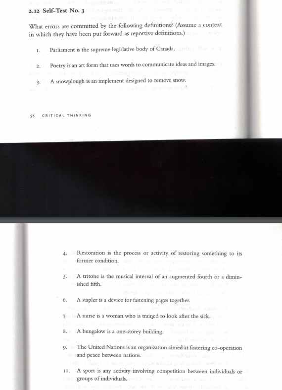 Solved What errors are committed by the following | Chegg.com