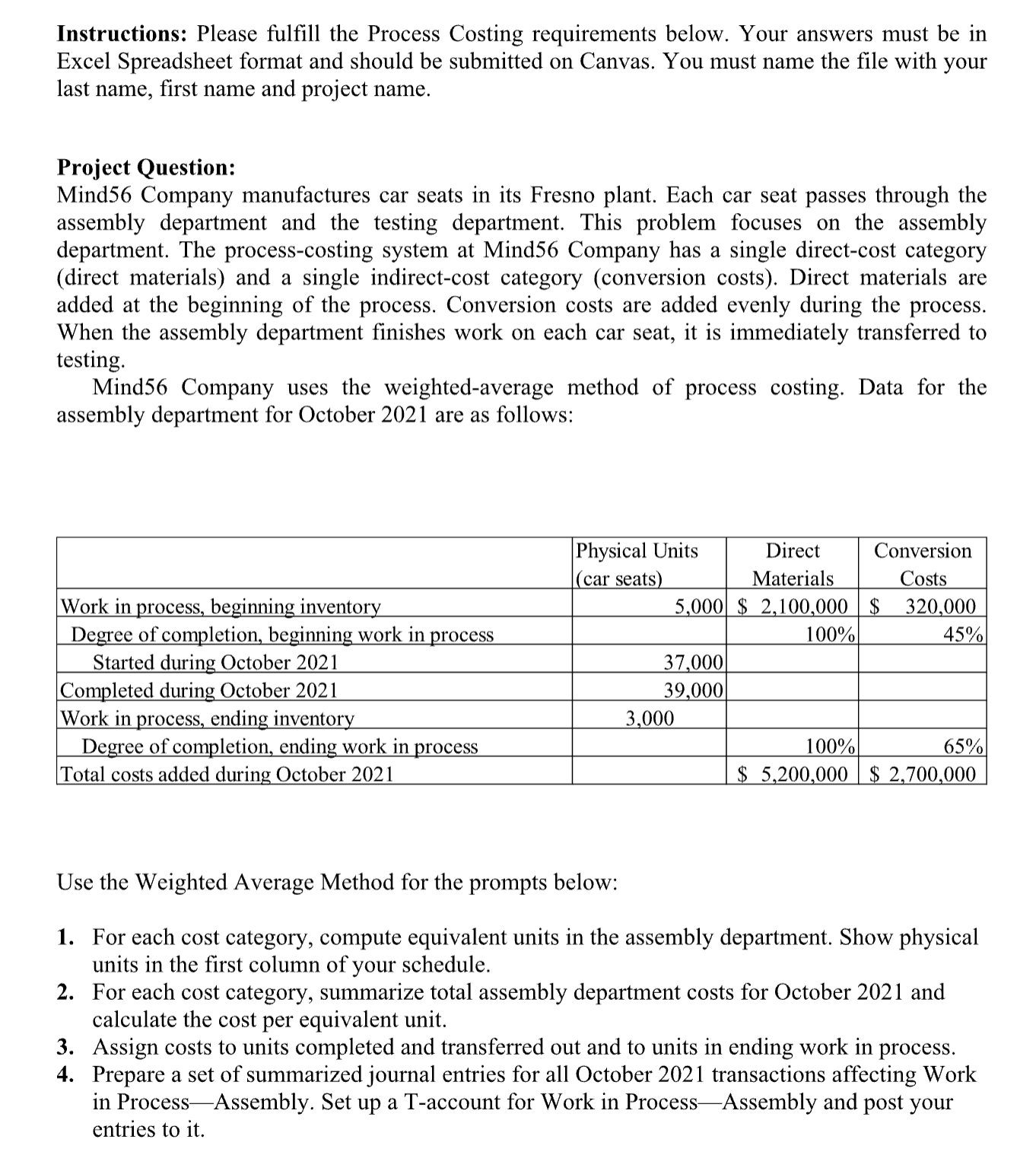 Solved Please Excel format. a way to transfer it into Excel. | Chegg.com