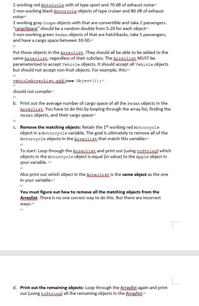 2 working red Motorycle with of type sport and 70 dB | Chegg.com