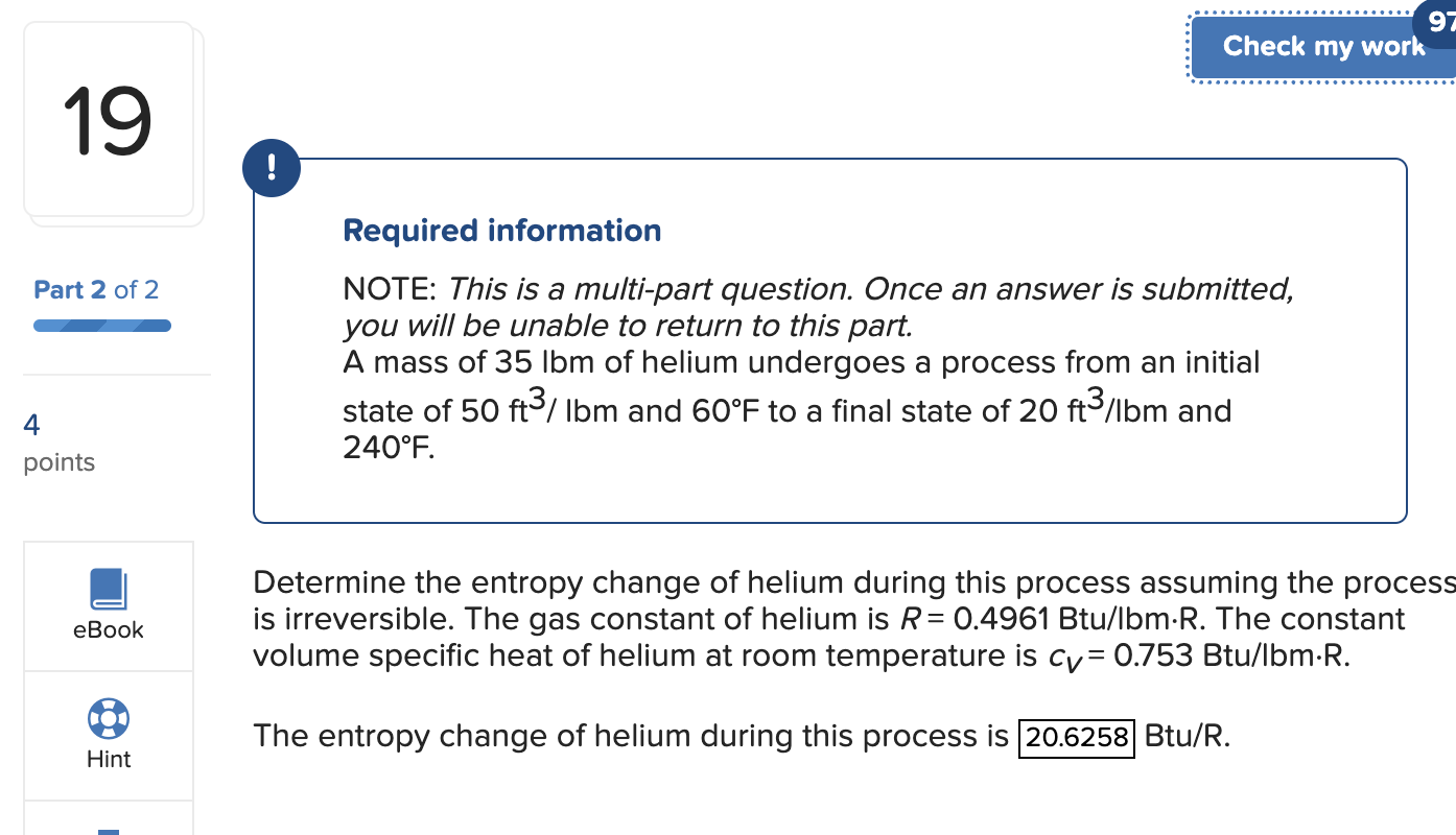 Solved Required information NOTE: This is a multi-part | Chegg.com