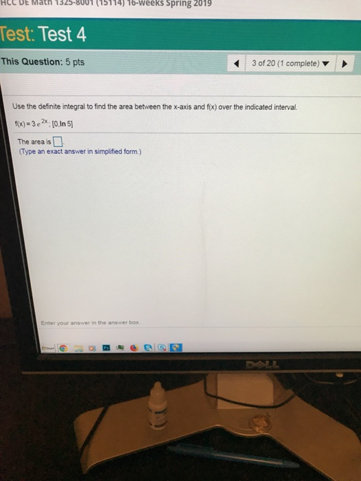 Solved HCC DE Math 1325-8001 (15114) 16-weeks Spring 2019 | Chegg.com