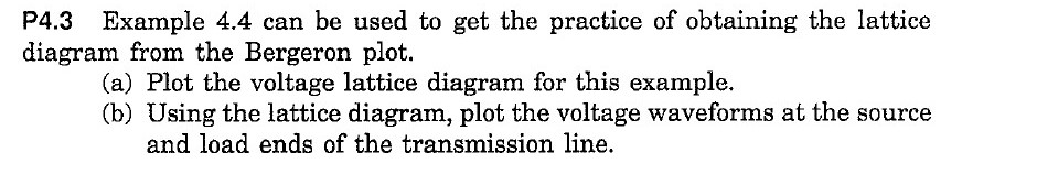 P4.3 Example 4.4 can be used to get the practice of | Chegg.com