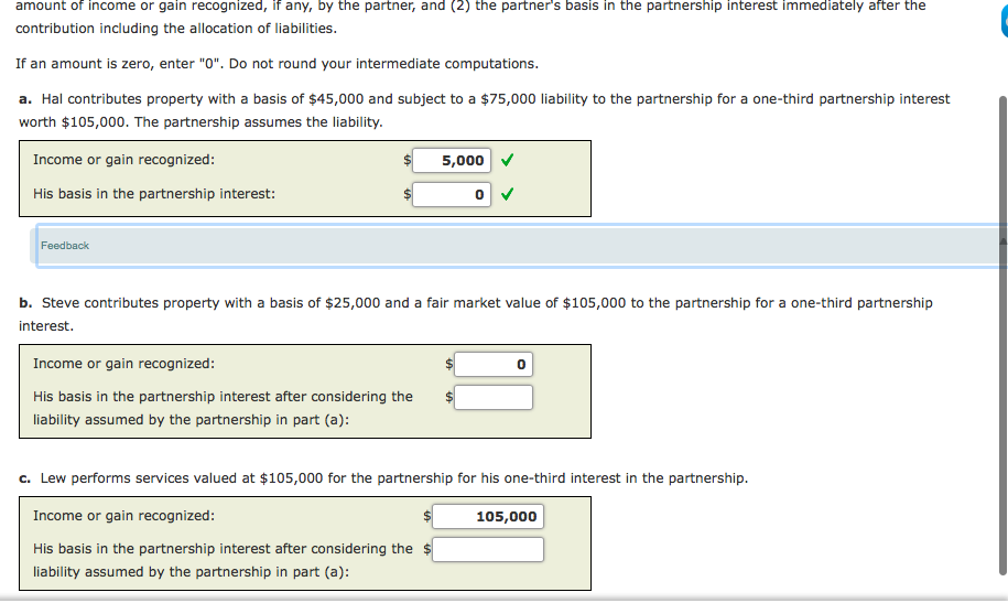 Solved amount of income or gain recognized, if any, by the | Chegg.com