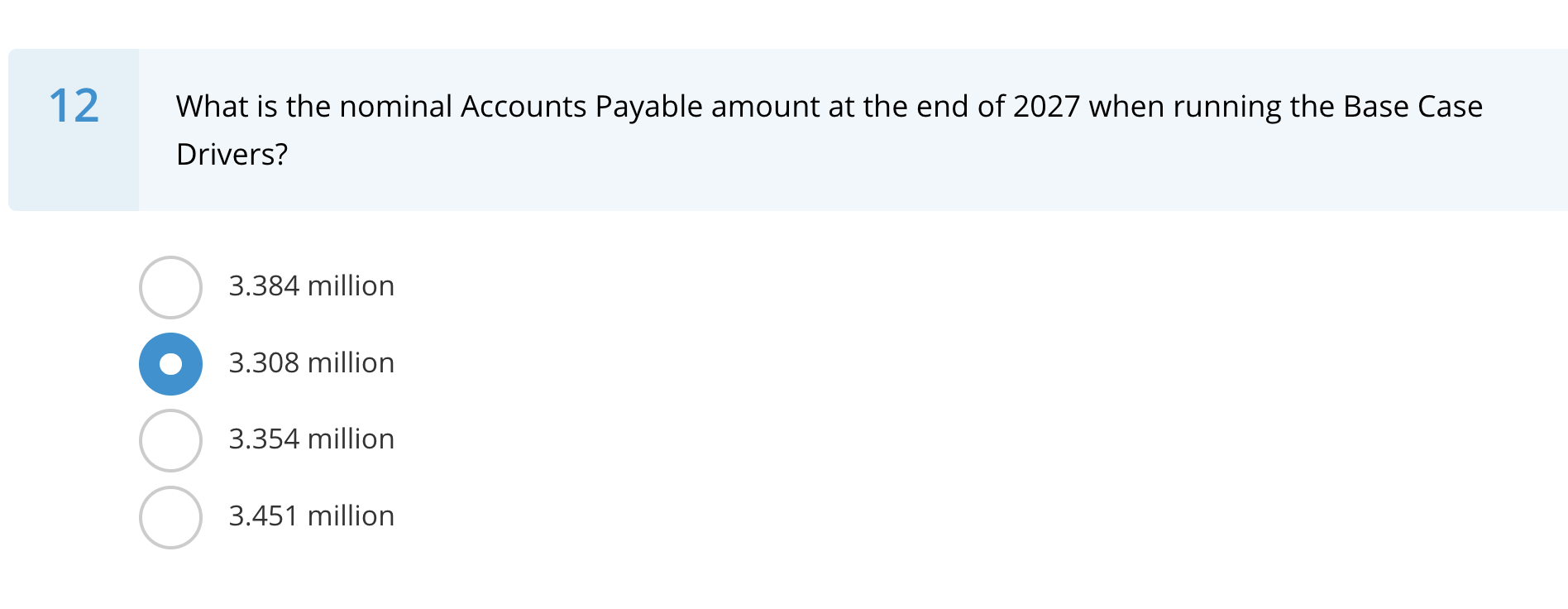 Solved Dashboard: Perpetuity Method Model Drivers Set To | Chegg.com