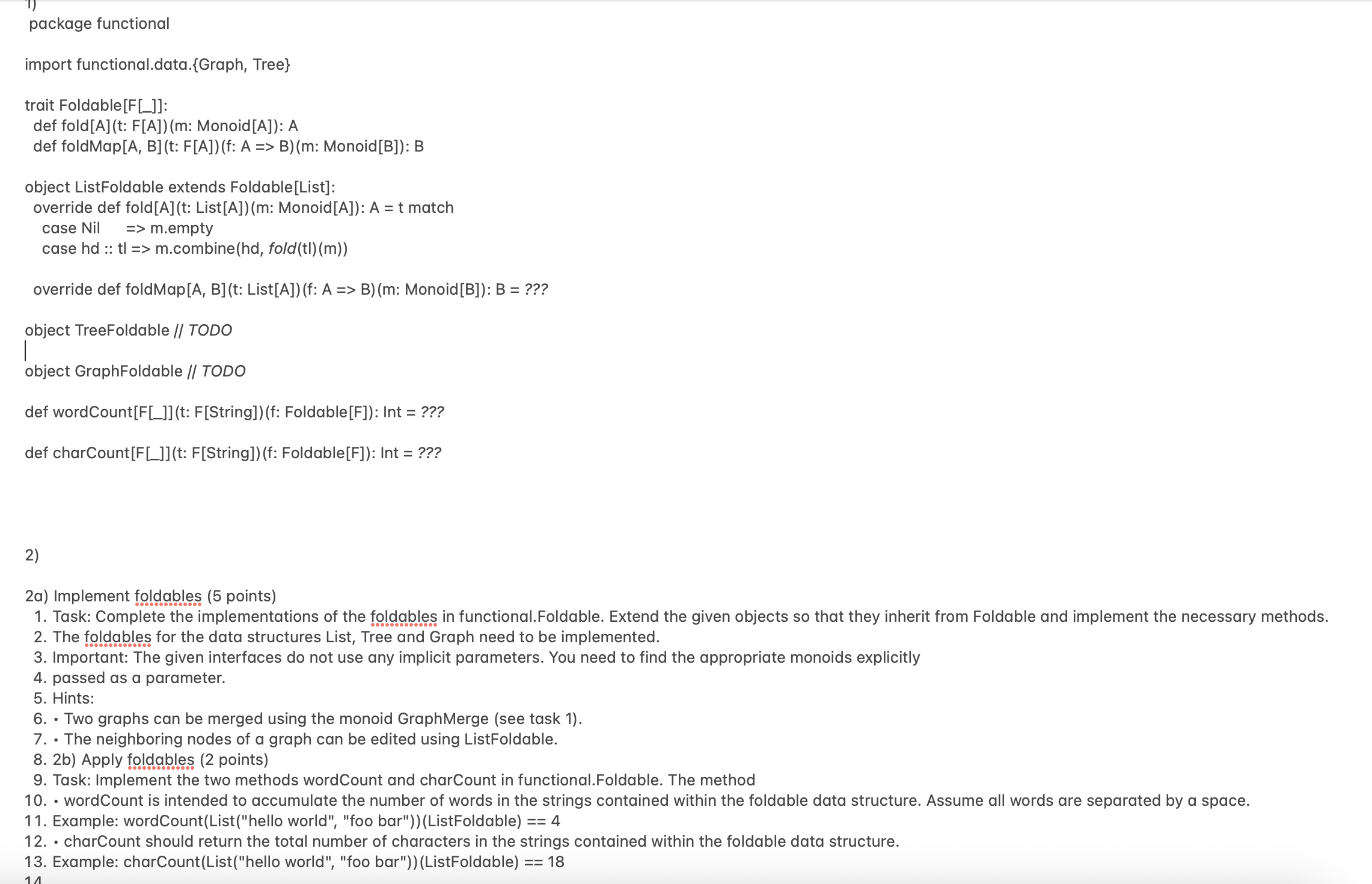 Solved package functionalimport functional.data.{Graph, | Chegg.com