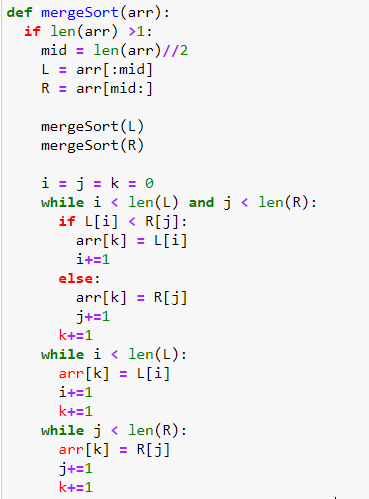 Solved Need these questions answered for MY merge sort. Use | Chegg.com