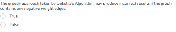 Solved The greedy approach taken by Dijkstra's Algorithm may | Chegg.com