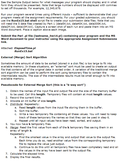 Solved By using Perl Please do this homework that has two | Chegg.com