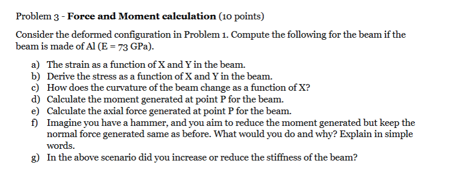 Problem 3 - ﻿Force and Moment calculation (10 | Chegg.com