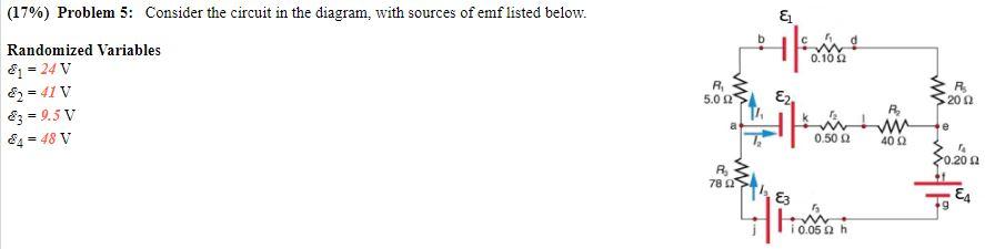 Solved (17\%) Problem 5: Consider the circuit in the | Chegg.com Solved (17\%) Problem 5: Consider the circuit in the | Chegg.com