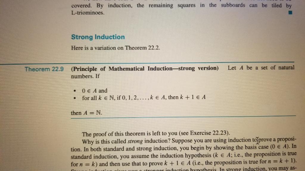 Solved Use strong mathematical induction to prove that for | Chegg.com