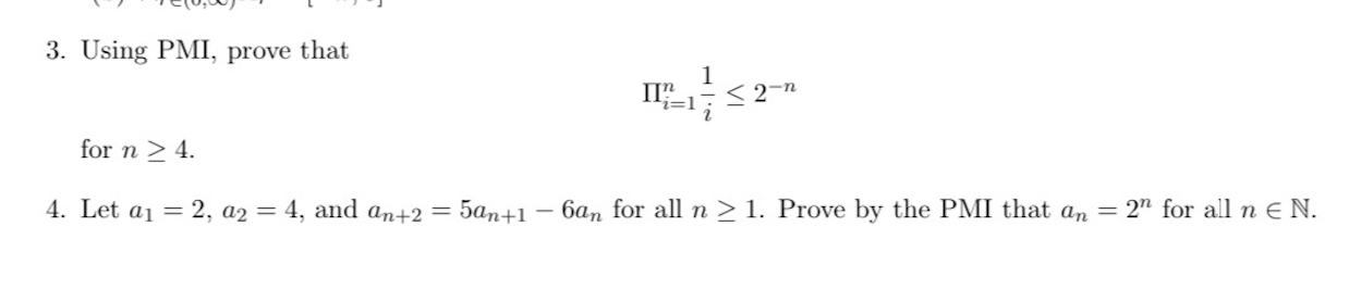 Solved 3. Using PMI, prove that 1 T.