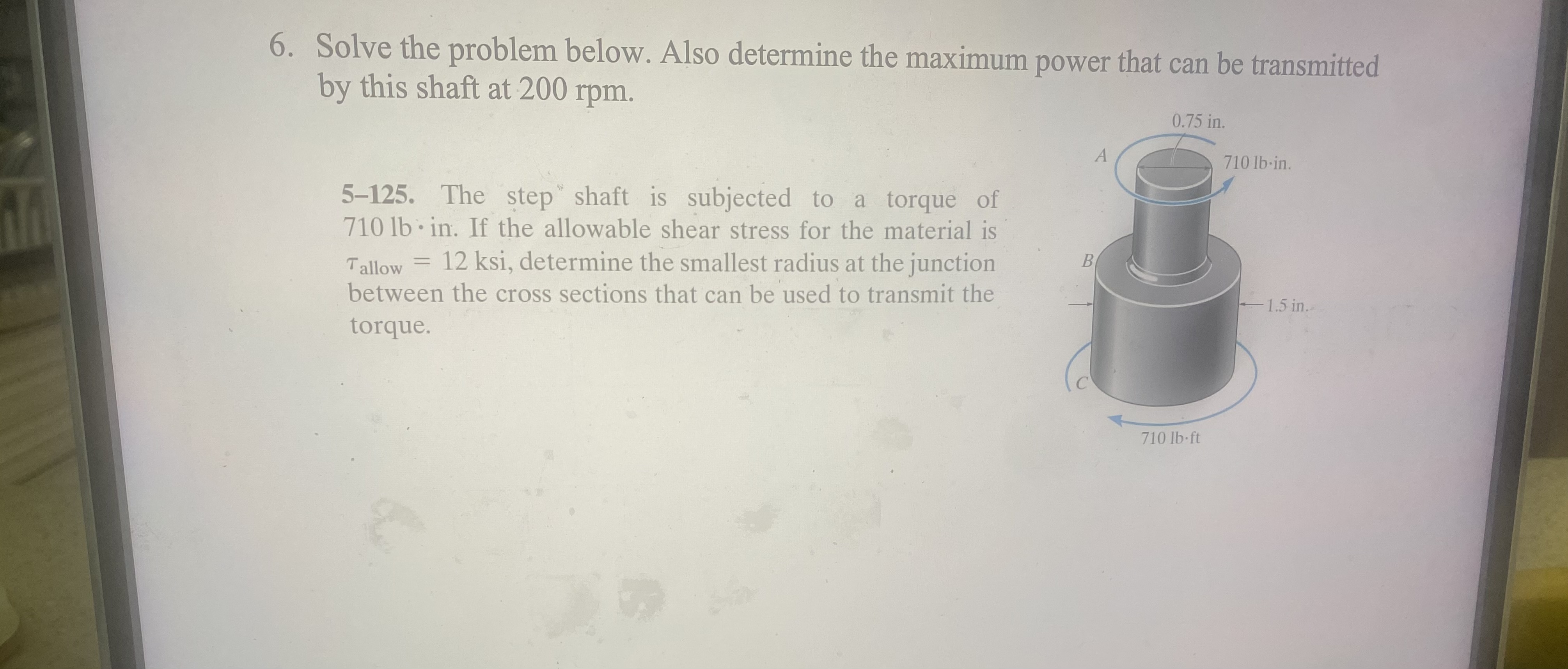 Solved 6. Solve the problem below. Also determine the | Chegg.com