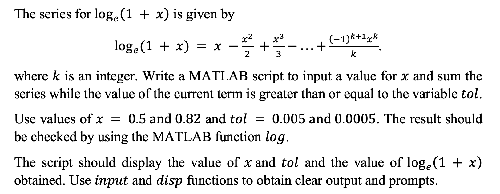 Solved Using the MATLAB platform, answer the following | Chegg.com