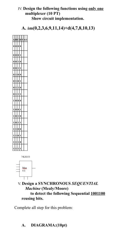 Solved I. Design the following functions using logic Gates | Chegg.com