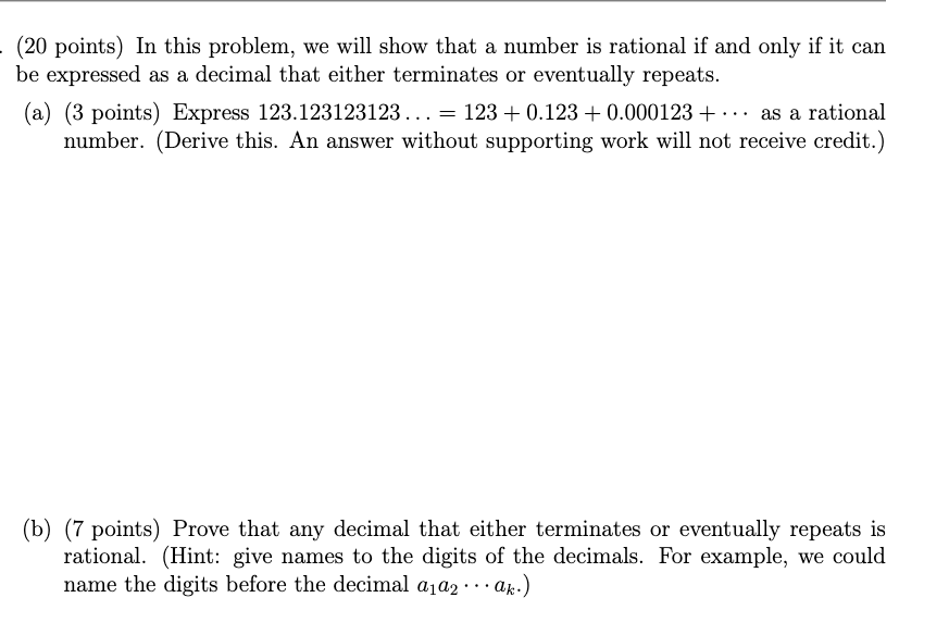 Solved (10 points) Today, I do some subset of the following | Chegg.com