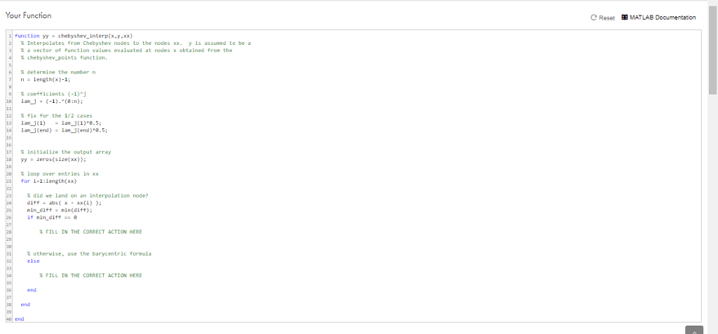 Matlab Coding . Barycentric Interpolation. There is a | Chegg.com