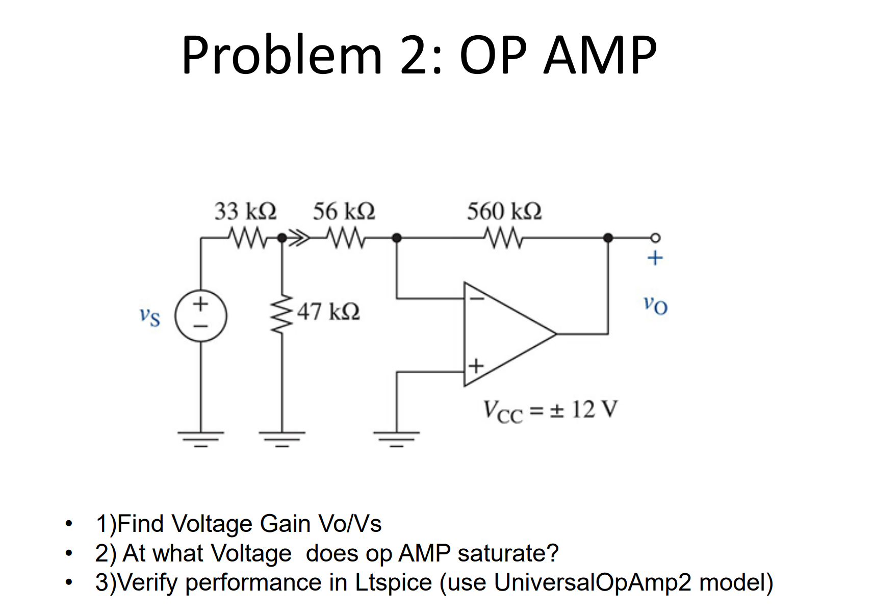 Solved Please also provide the ltspice schematic. | Chegg.com