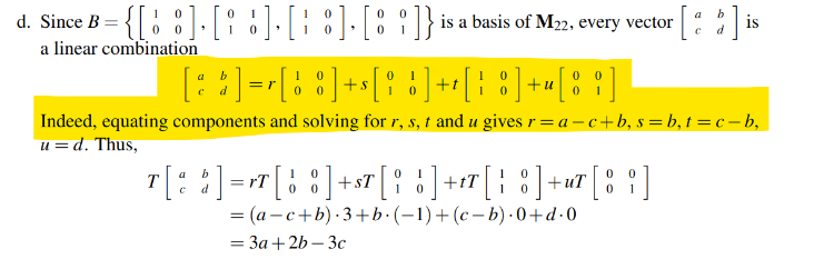 Solved How did the author "equate the coefficients" in the | Chegg.com