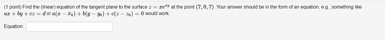 Solved (1 point) Suppose f(x,y)=1x2+1xy−2y2,P=(3,−1), and | Chegg.com