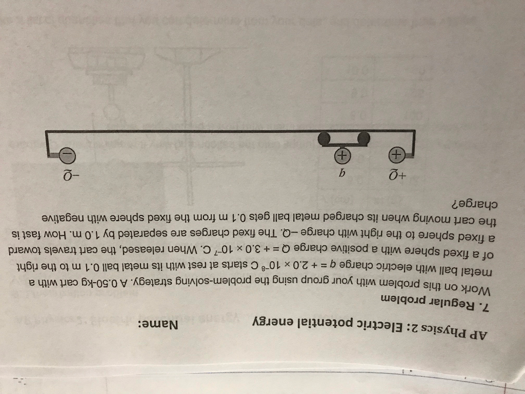 Solved AP Physics 2: Electric potential energy 7. Regular | Chegg.com