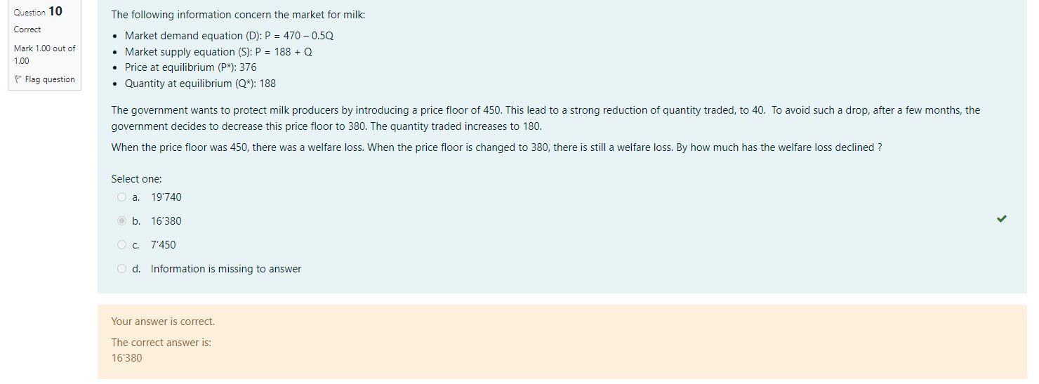 Solved government decides to decrease this price floor to | Chegg.com