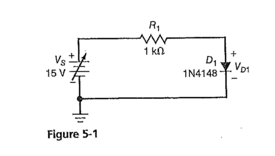 Solved 1) build the circuit of Fig. 5-1 in multisim using a | Chegg.com