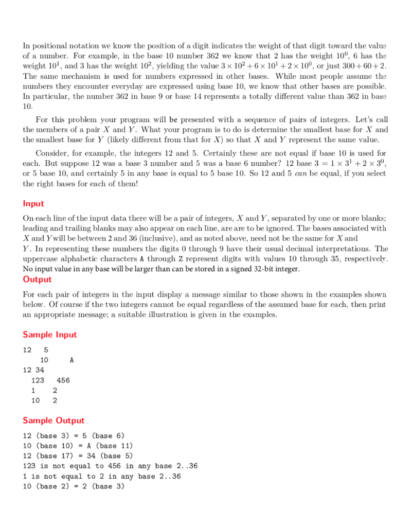 Solved In positional notation we know the position of a | Chegg.com