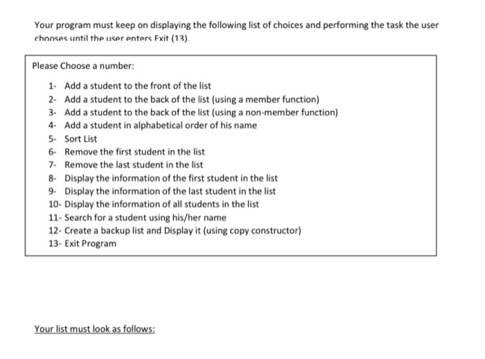 Solved Write A C Program That Creates A Singly Linked List 