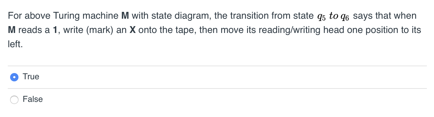 Solved Given the following Turing machine M's state diagram, | Chegg.com