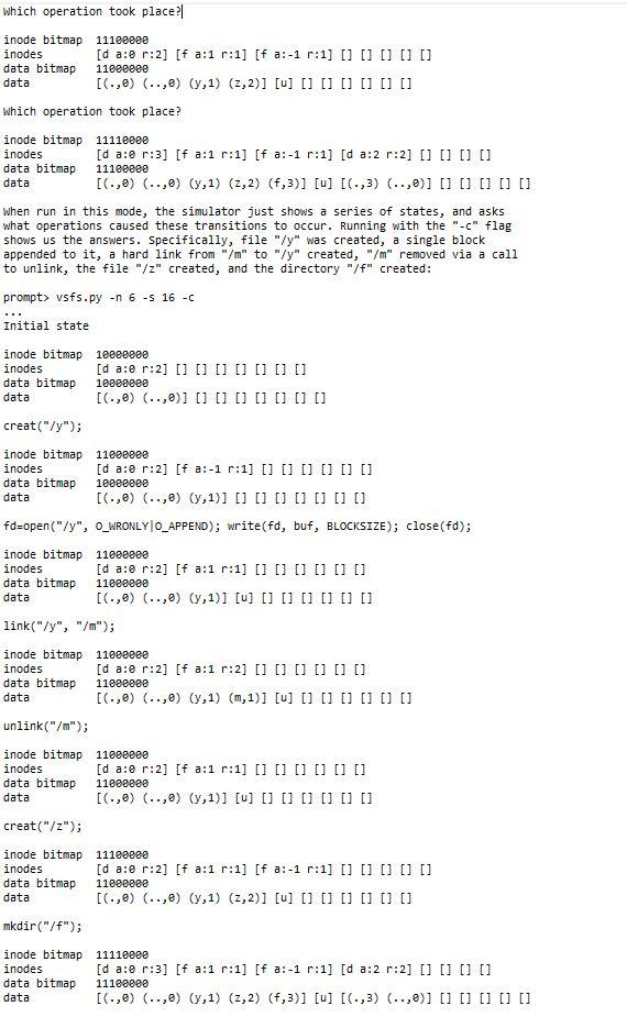 Exercise 2: Simple File System This exercise is | Chegg.com