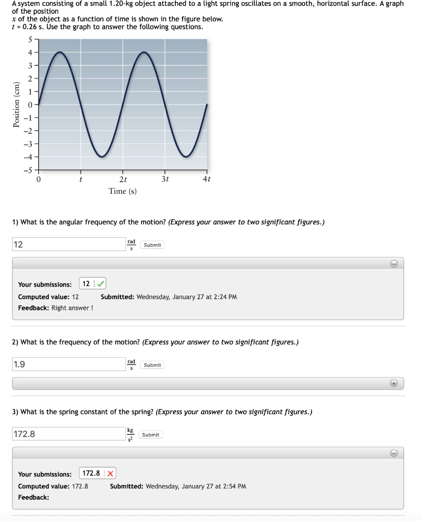 Solved A system consisting of a small 1.20-kg object | Chegg.com