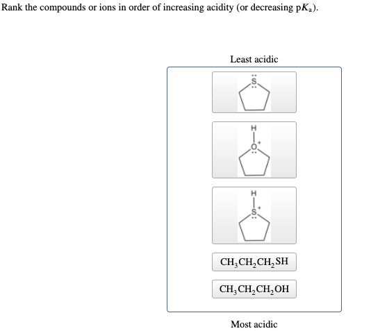 Solved Rank the compounds or ions in order of increasing | Chegg.com
