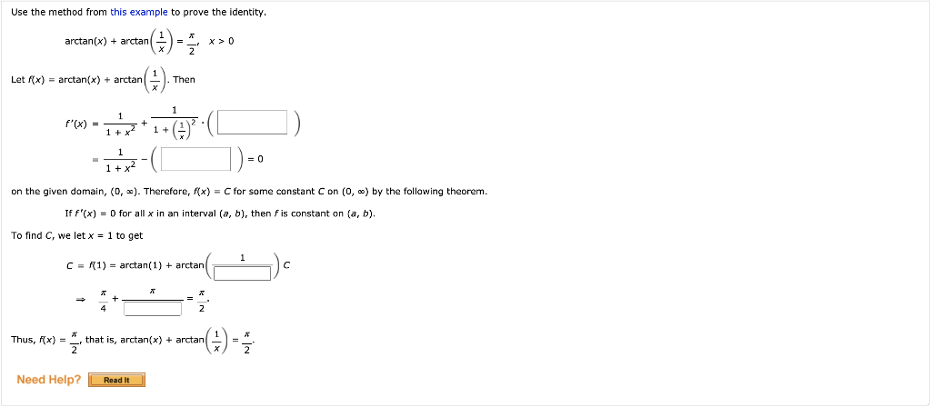 Solved Use the method from this example to prove the | Chegg.com