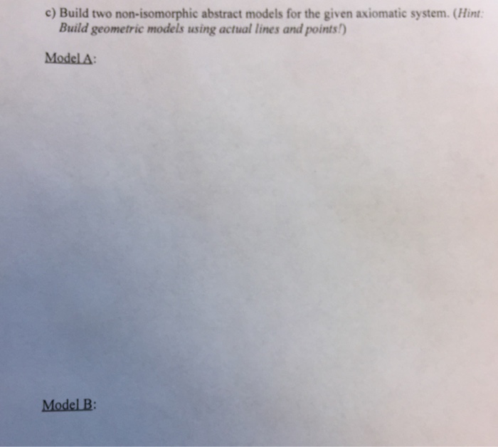 Solved 1. (10pt each) Consider the following axiomatic | Chegg.com