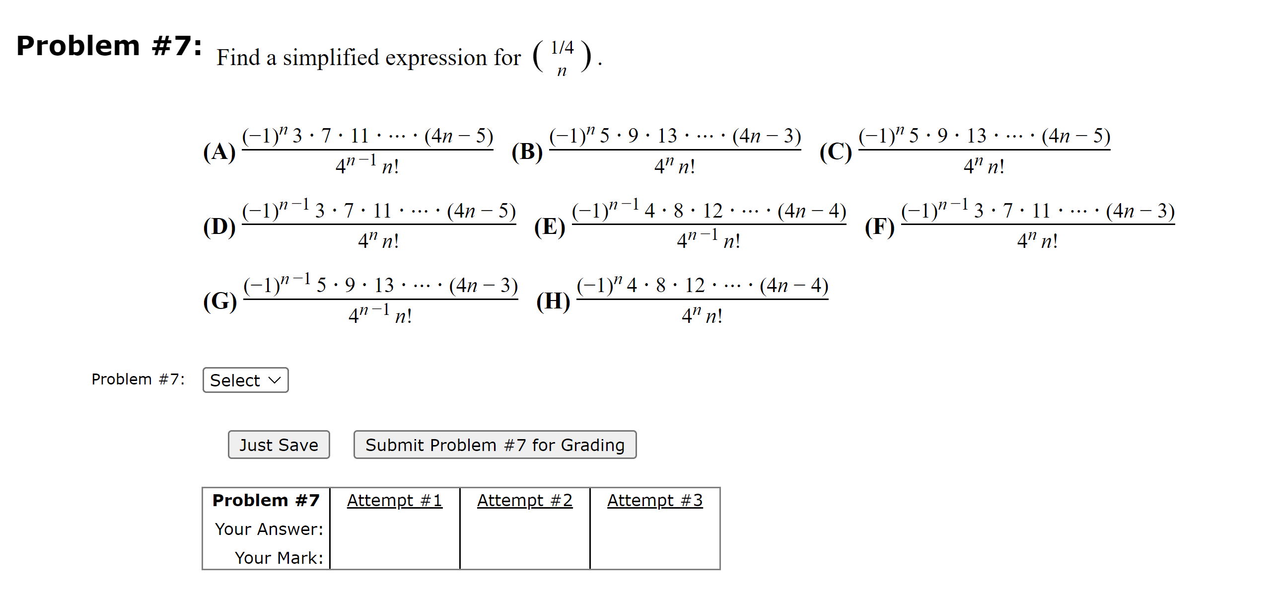 Solved Problem \# 7: Find a simplified expression for | Chegg.com