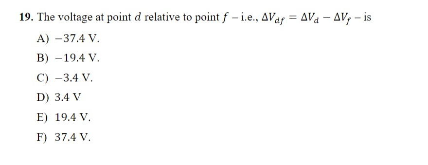 Solved QUESTIONS 17-19: Refer to the circuit below. Some | Chegg.com