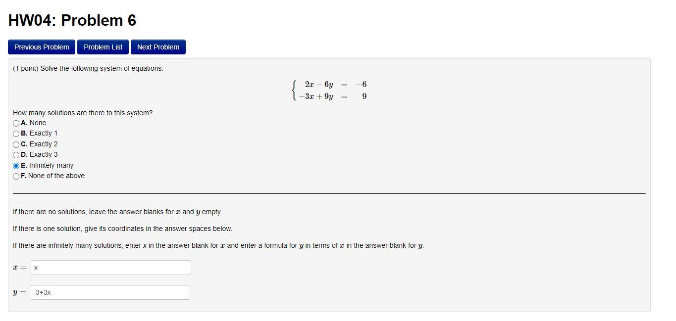 Solved HW04: Problem 6 Previous Problem Problem List Next | Chegg.com