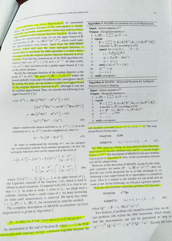 Solved IEEE TRANSACTIONS ON SIGNAL PROCESSING, VOL. 65, NO. | Chegg.com