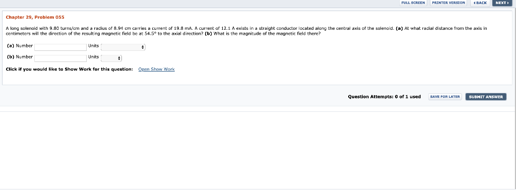 Solved FULL SCREEN PRINTER VERSION BACK NEXT Chapter 29, | Chegg.com