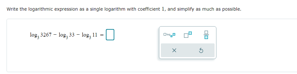 Solved Write the logarithmic expression as a single | Chegg.com