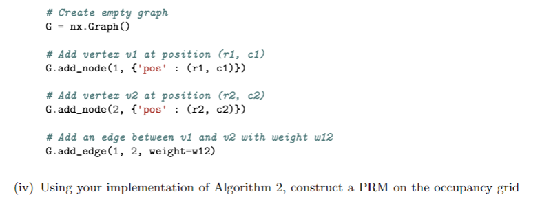 Solved Problem 1: Route planning in occupancy grid maps As | Chegg.com