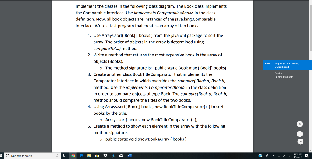 Solved Implement the classes in the following class diagram. | Chegg.com