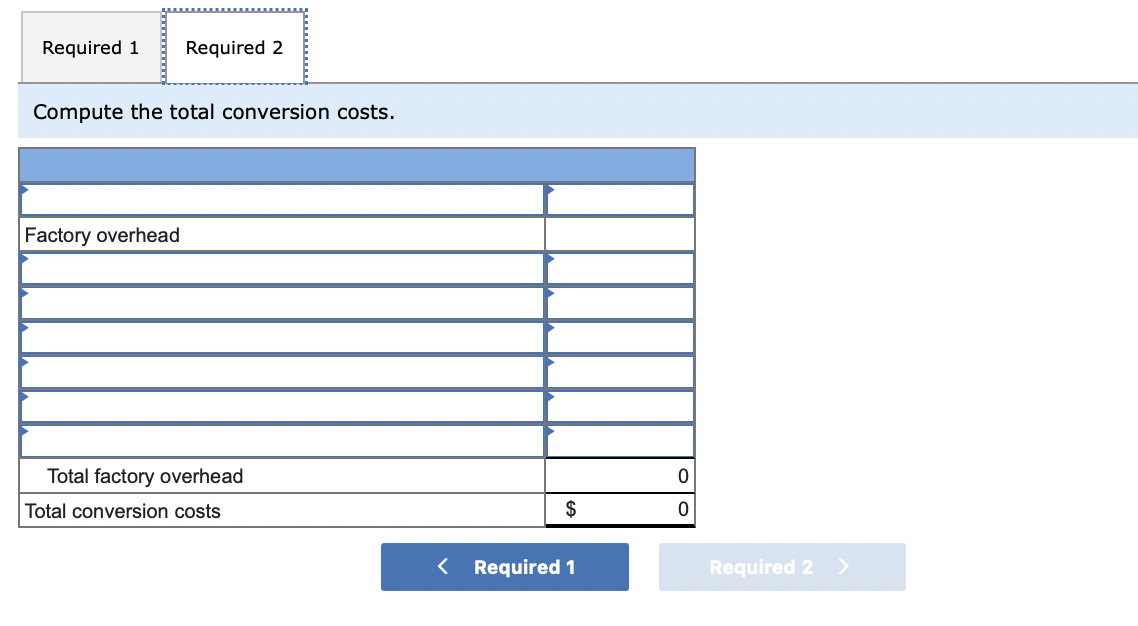 Solved Compute the total (1) prime costs and (2) conversion | Chegg.com