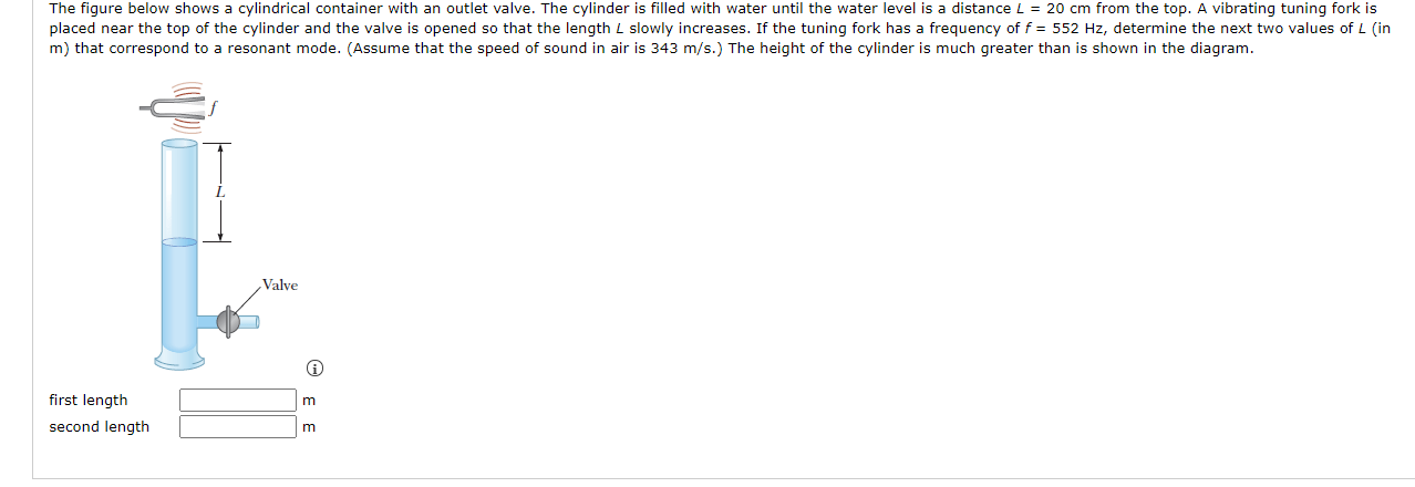 Solved The figure below shows a cylindrical container with | Chegg.com