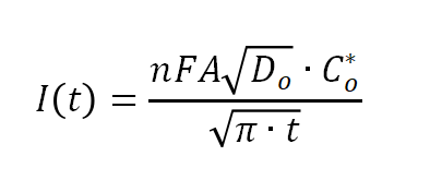 Solved Considering the Cottrell equation below. How was this | Chegg.com