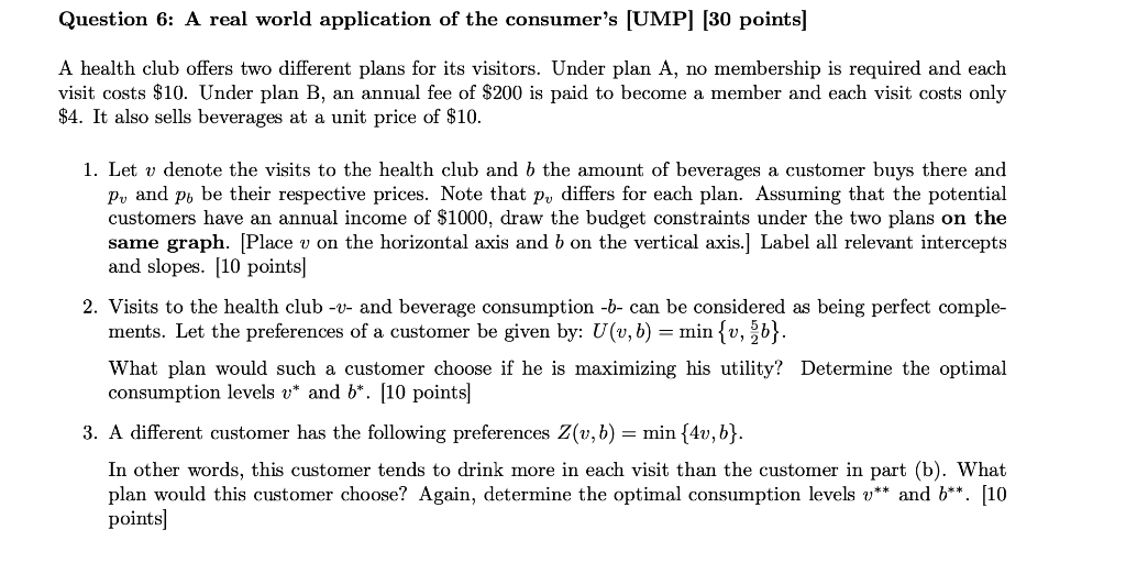 Solved Question 6: A real world application of the | Chegg.com