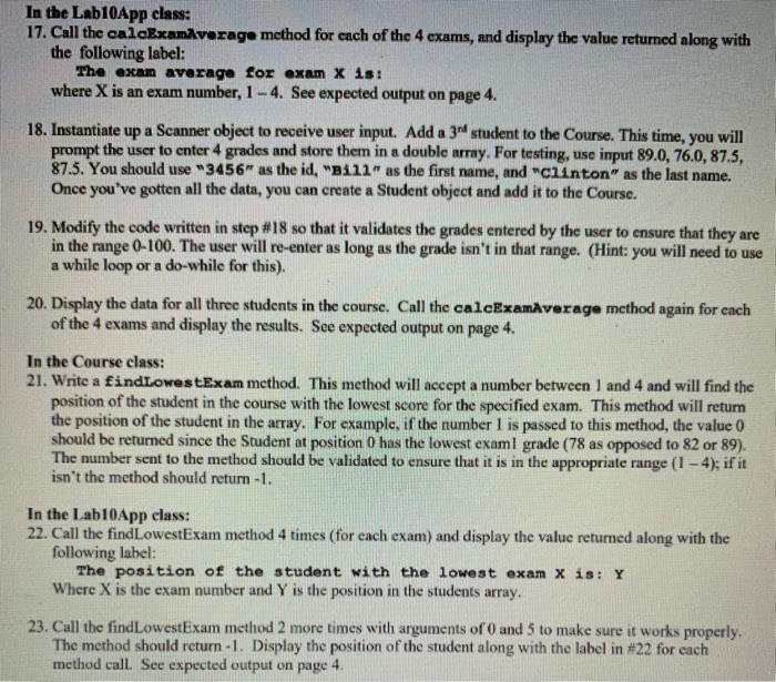Solved pp.java 1 package lab10; 20 /** 3 * Title: The | Chegg.com