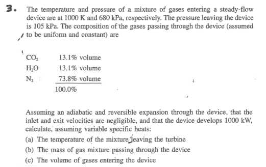 Solved - The temperature and pressure of a mixture of gases | Chegg.com
