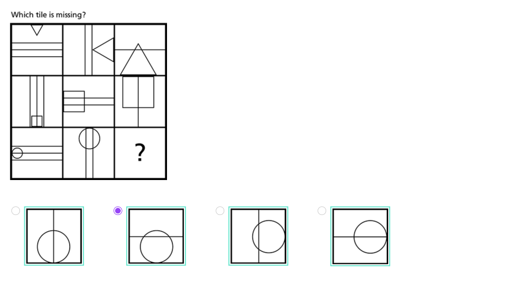 Solved Which tile is missing? | Chegg.com